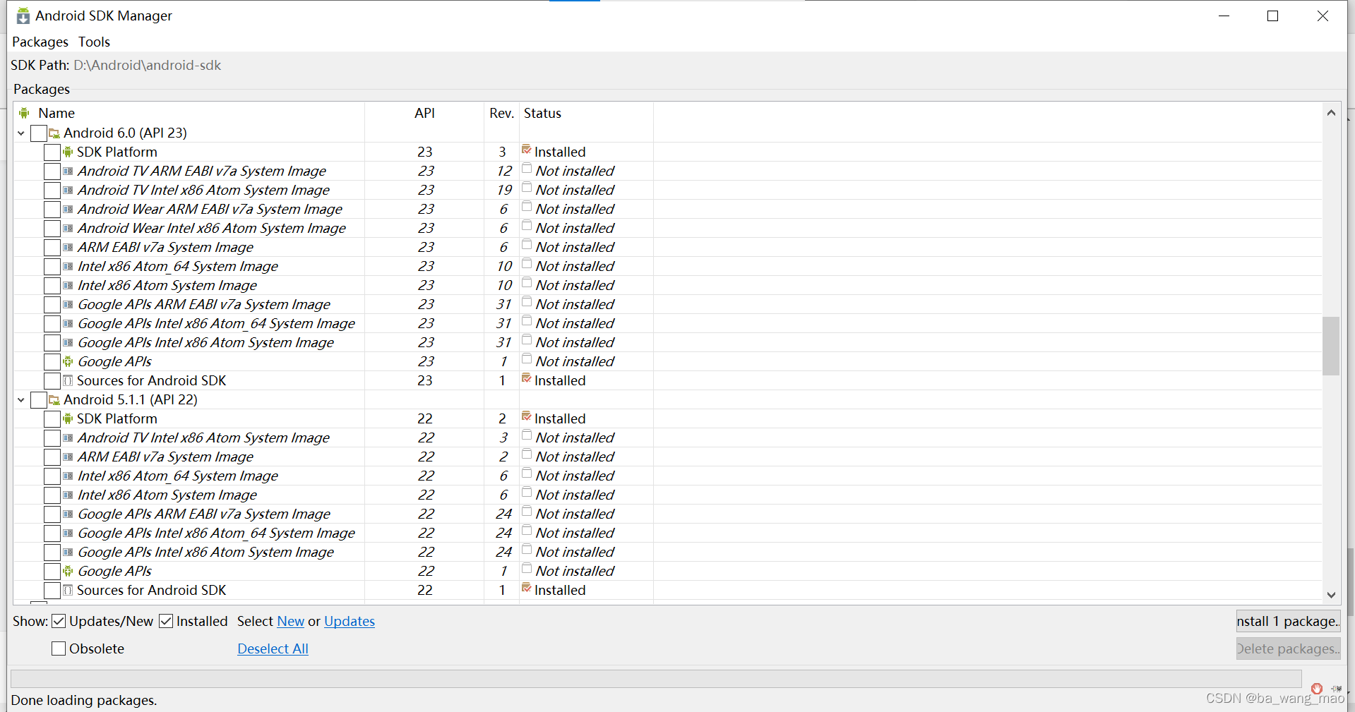 我用ECLIPSE编辑APP项目，系统报错信息“Can‘t find API database； API check not performed”如何解决_can't find api ...
