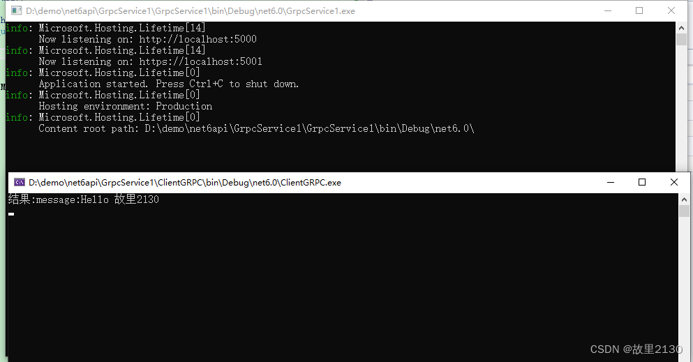 .NET6中使用GRPC详细描述_net6 grpc-CSDN博客