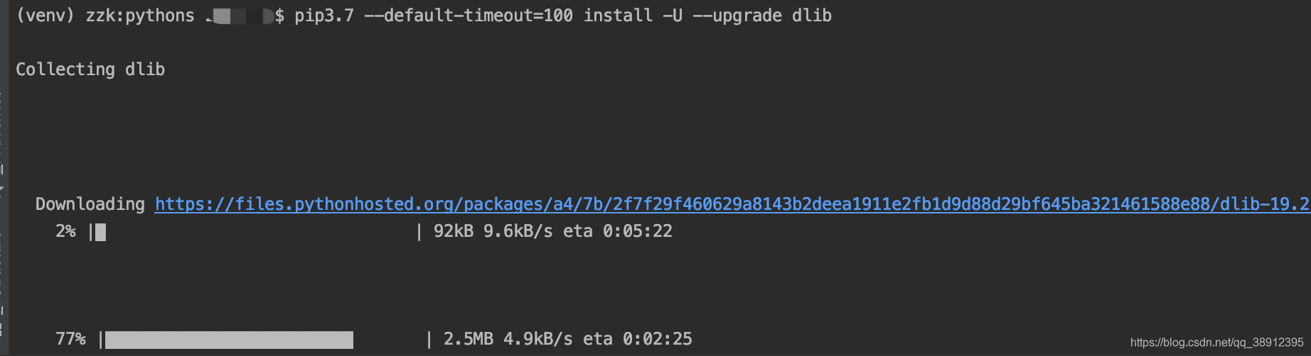 解决pip安装类库报错 pip install --upgrade dlib_pip update dill-CSDN博客