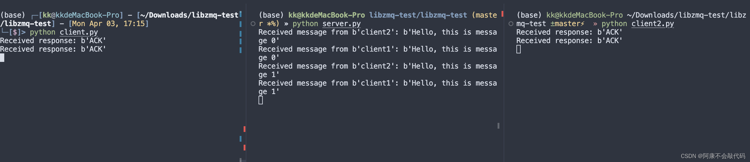 一篇讲完ZeroMQ七大模式demo (python + c)_c# zeromq-CSDN博客