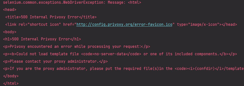 【python Selenium报错】monexceptionswebdriverexception Message ＜html＞ 三种解决方案！ Csdn博客 