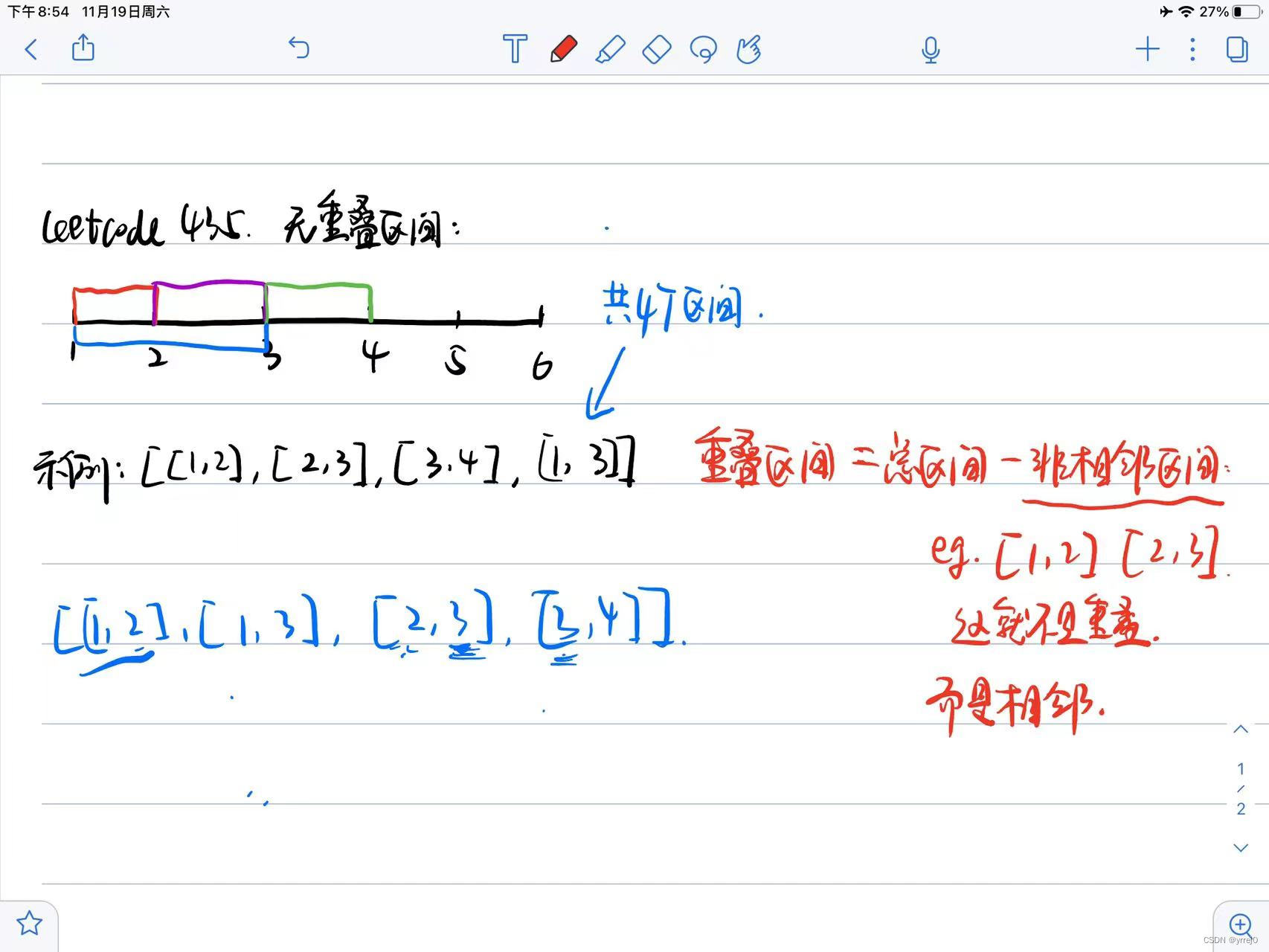 代码随想录算法训练营day36|leetcode435/763/56-CSDN博客