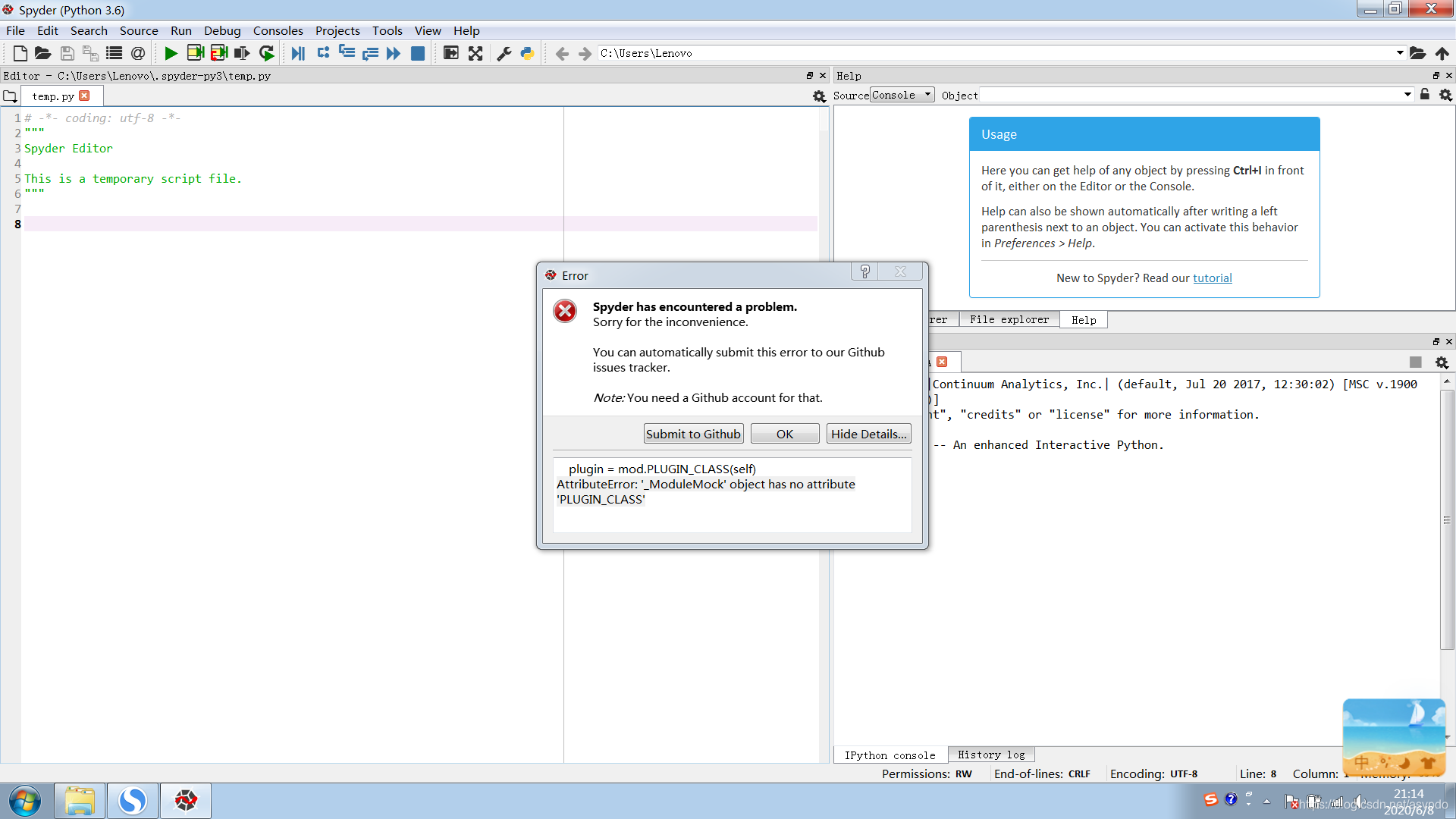 记录一次Anaconda安装Spyder失败及解决方法-CSDN博客