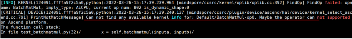 MindSpore在Ascend后端报错算子不支持_runtimeerror: unsupported device target ascend. th-CSDN博客
