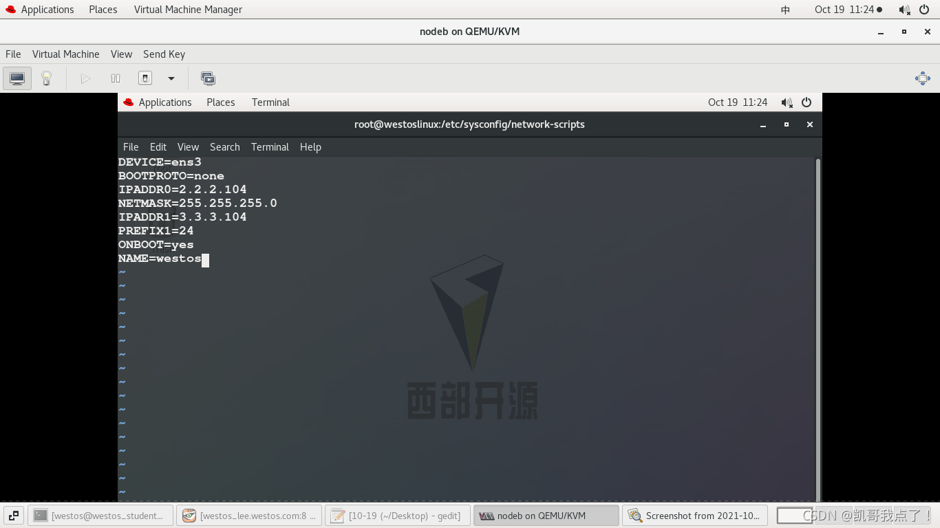 Linux 第二本书 第一单元--------Linux中的网络配置_ifconfig ens3-CSDN博客