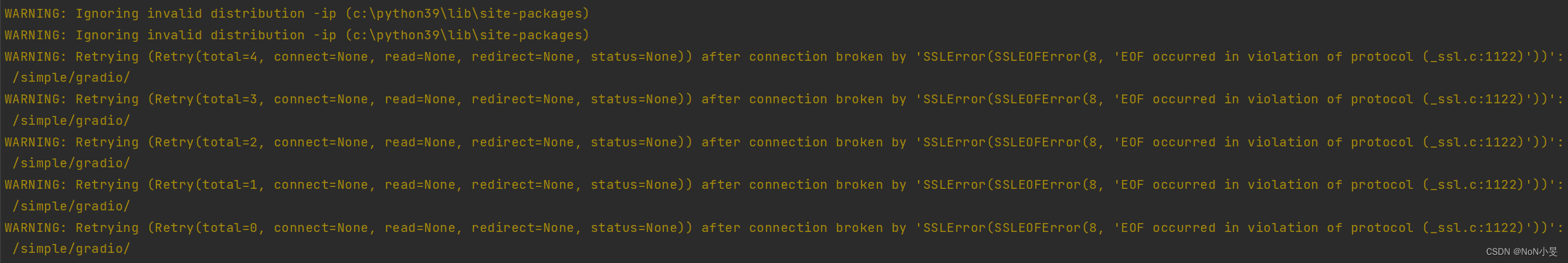 pycharm pip ssl失败_连接pypi时出现ssl错误-CSDN博客