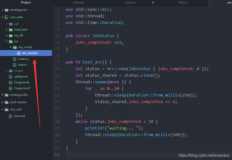 Rust: mod文件、main文件调用_rust main.rs调用文件-CSDN博客