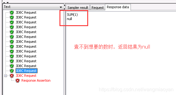 jmeter sql包含参数，断言数据库返回结果不能为空_jmeter运行提示client不能为空-CSDN博客