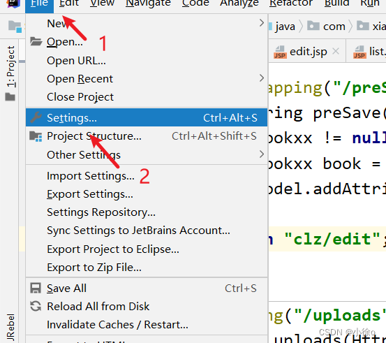SpringMVC之文件上传下载以及jrebel的使用-CSDN博客