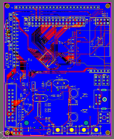 基于stm32f103rct6单片机ch340g最小系统评估开发板硬件（原理图pcb）工程文件stm32f103 Ch340g Csdn博客 