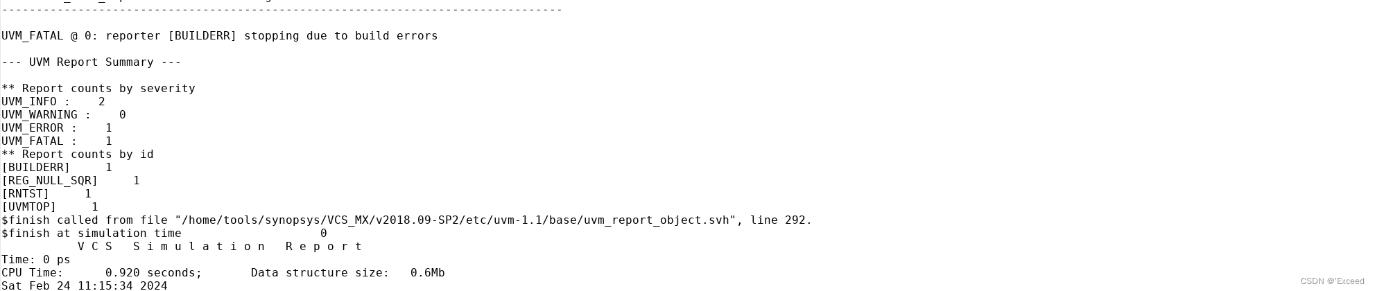 UVM新手的踩坑之旅（1）_stopping due to build errors-CSDN博客