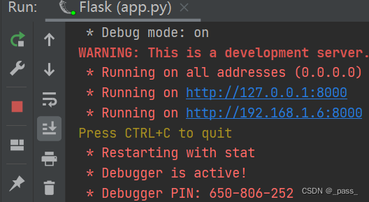 Flask基础学习(debug、url、html)_flask debug-CSDN博客