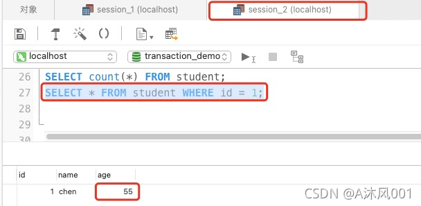Mysql事务隔离级别-操作版_set session transaction isolation level-CSDN博客