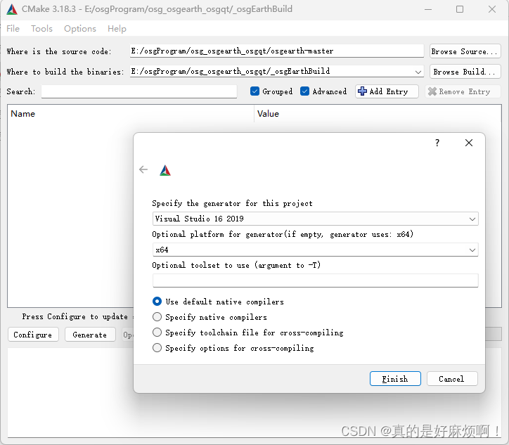 VS2019编译OSG3.7.0+OSGEarth3.3+OSGQt-CSDN博客