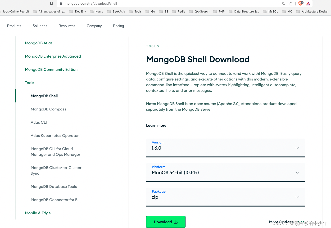 NoSQL - MongoDB及工具 - 安装_nosql安装教程-CSDN博客