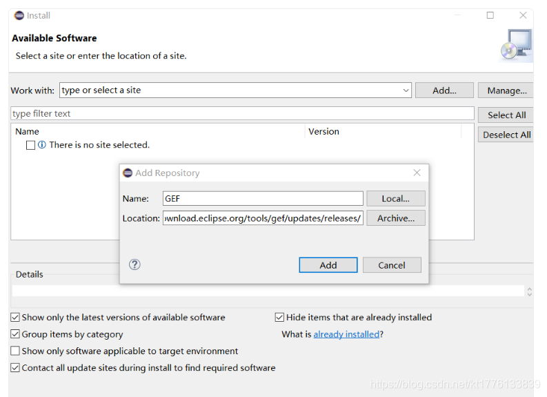安装AmaterasUML插件和GEF插件的详细步骤_eclipse安装gef插件-CSDN博客