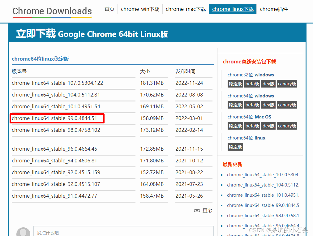 Linux CentOS7安装chrome和chromedriver（WebDriver），用于selenium爬虫（java代码演示）_linux 爬虫安装goog浏览器-CSDN博客