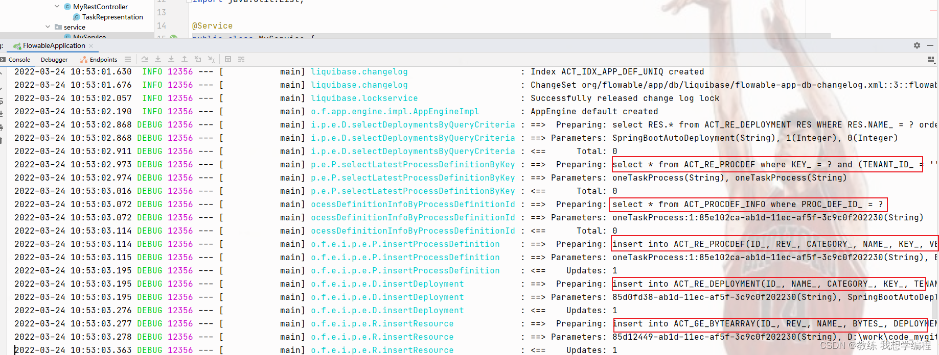 FLOWABLE打印底层sql_flowable 打印sql-CSDN博客