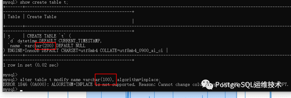 mysql online ddl更改varchar长度的锁表情况_mysql online ddl 修改字段长度-CSDN博客