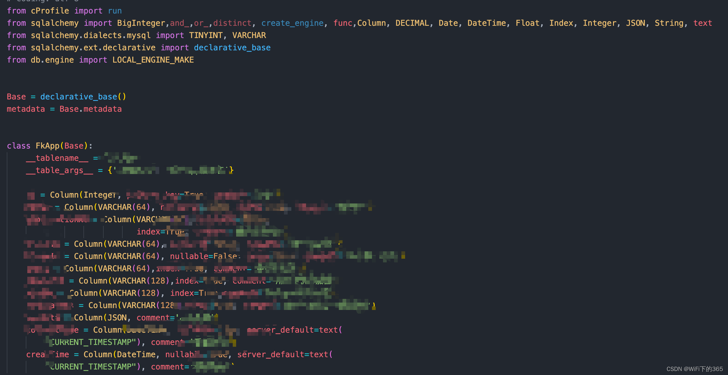sqlalchemy 一键生成数据库类 复制库表结构_python sqlalchemy一键生成-CSDN博客