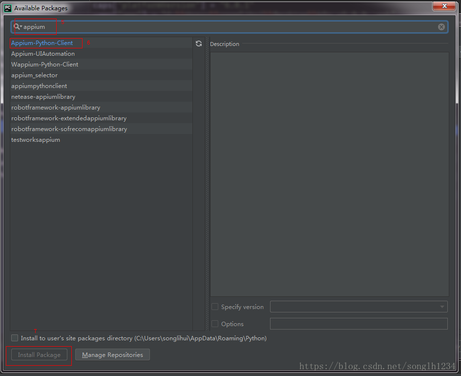 Pycharm错误提示： ModuleNotFoundError: No module named 'appium'-CSDN博客