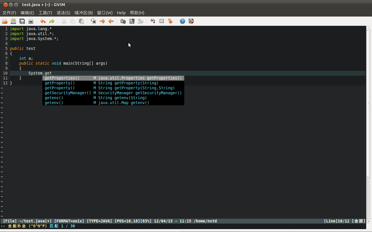 vim下Java自动补全插件javacomplete-CSDN博客