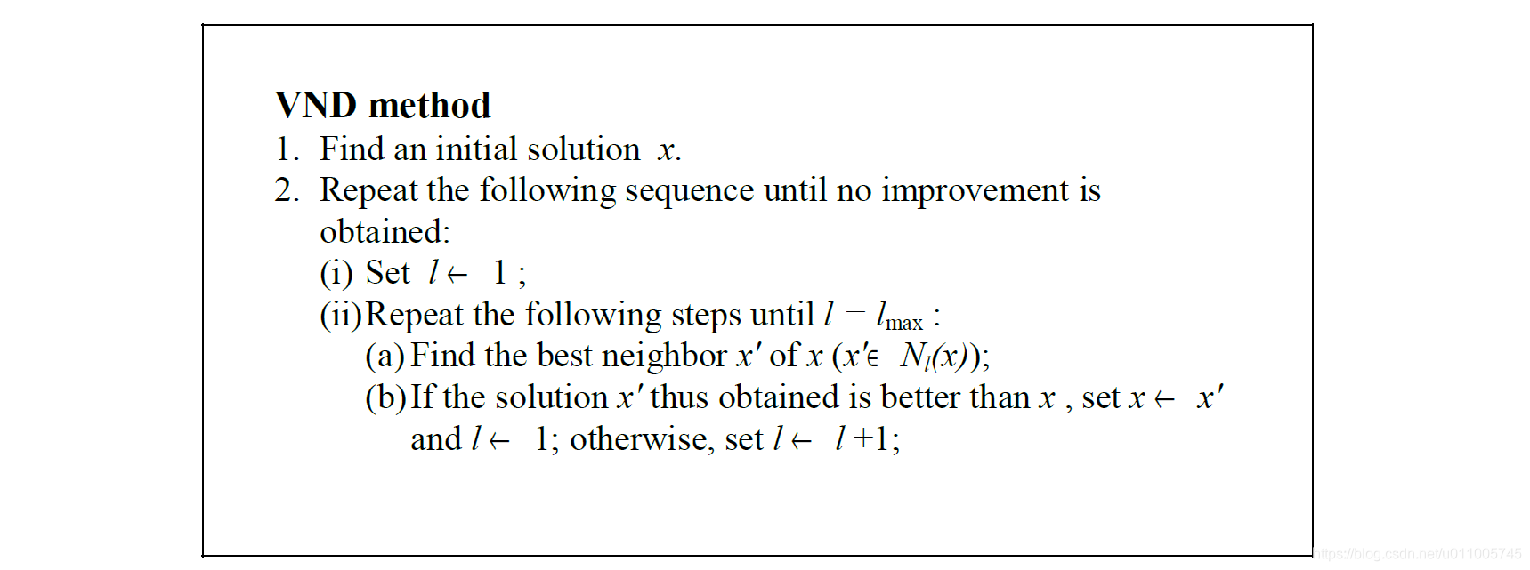局部搜索：变邻域搜索(Variable Neighbourhood Search, VNS)解决TSP问题的python案例_变邻域搜索算法python代码-CSDN博客
