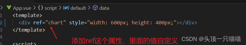 在Vue2和Vue3中ECharts如何使用，详细步骤，ref,$ref。echarts官网。_vue3 echarts ref-CSDN博客