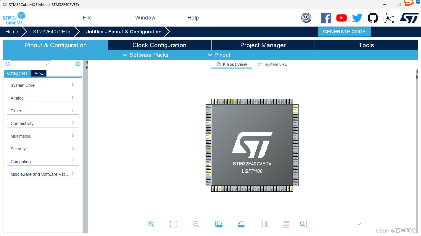 STM32F407 hal库FFT_algobuild-CSDN博客