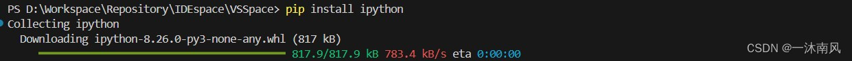 Python 交互式解释器--IPython环境安装_安装ipython-CSDN博客