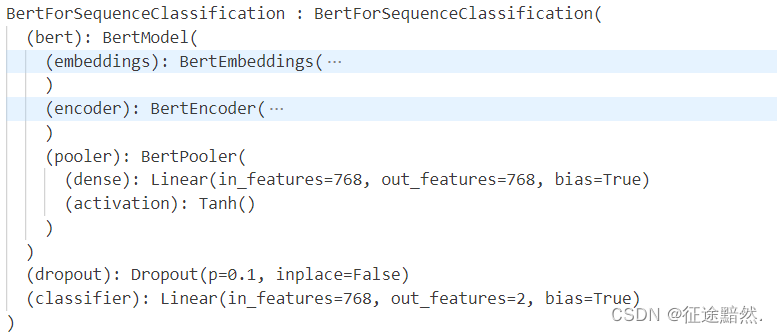 HuggingFace库中BERTForxxx模型代码详细分析 使用BERT进行无监督预训练_some layers of tfbertforsequenceclassification ...
