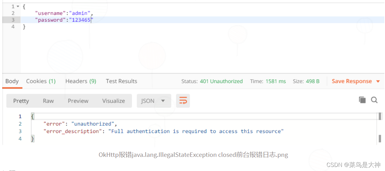 OkHttp报错:java.lang.IllegalStateException: closed-CSDN博客