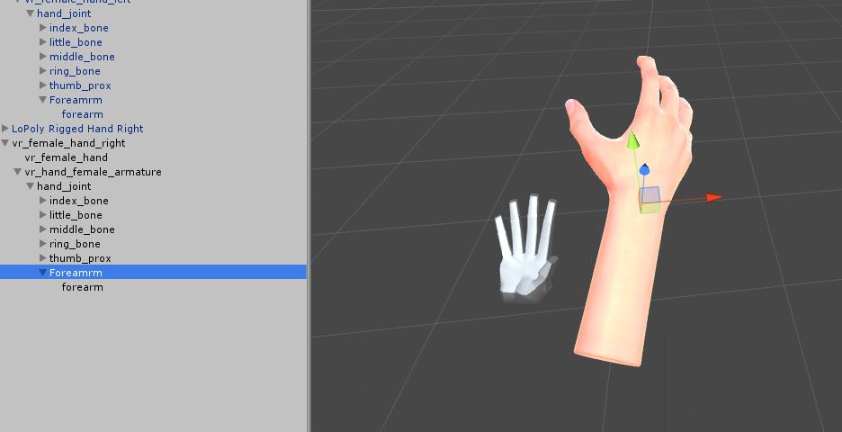 Unity中用第三方手部模型替换Leapmotion手部模型教程_unity leap手模型替换-CSDN博客