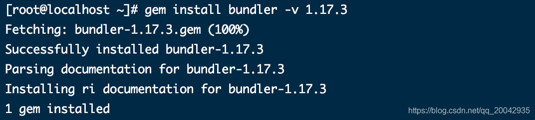 解决安装bundler提示ERROR: Error installing bundler:bundler requires Ruby version >= 2.3.0._bundler ...