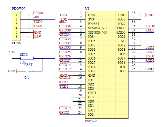 Esp32 S模块转接板设计与实现esp32原理图 和 封装库 Csdn博客