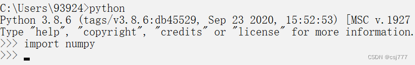 Numpy的安装与更新更新numpy Csdn博客