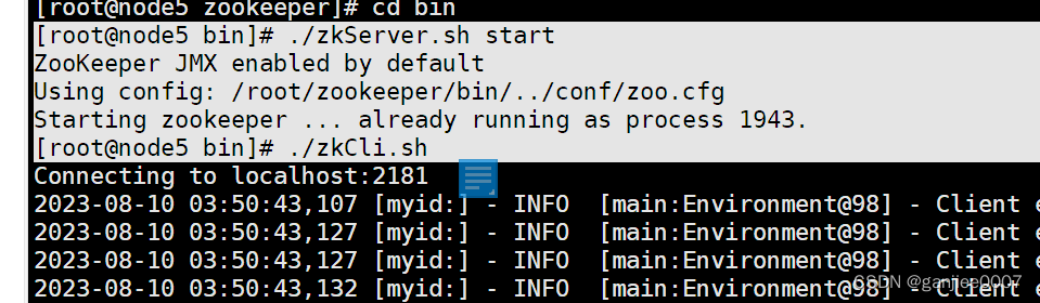 zookeeper连接控制台报错_zk failed to create keymanager-CSDN博客