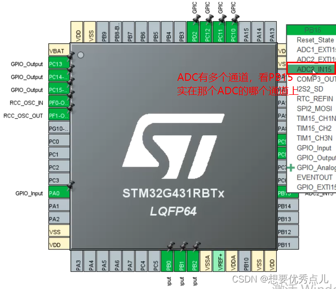 STM32G431RBT6学习笔记----ADC入门模块_stm32g431 adc dma-CSDN博客