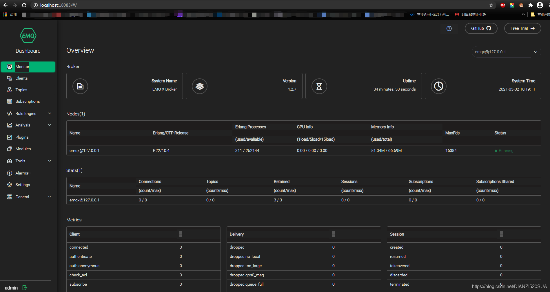 EMQTT Broker Windows服务器环境搭建_emqtt默认密码-CSDN博客