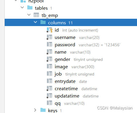 javaweb学习之mysql--DDL表结构查看修改_java查询数据库表ddl-CSDN博客
