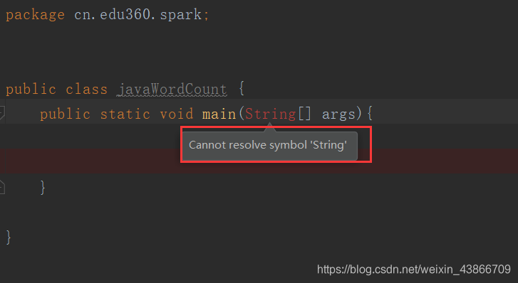 IDEA提示Cannot resolve symbol 'String'解决-CSDN博客