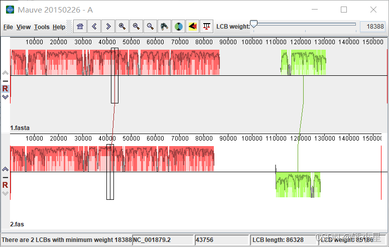 基因组共线性分析~mauve（图文教程）_mauve软件-CSDN博客