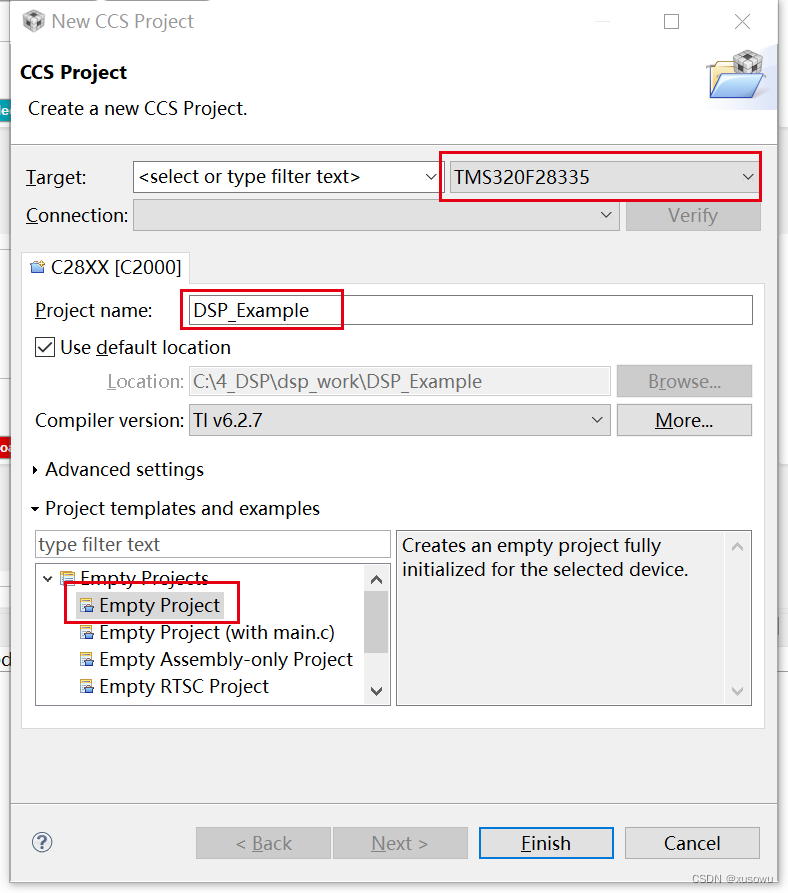 DSP28335学习笔记-新建工程_dsp28335新建工程-CSDN博客