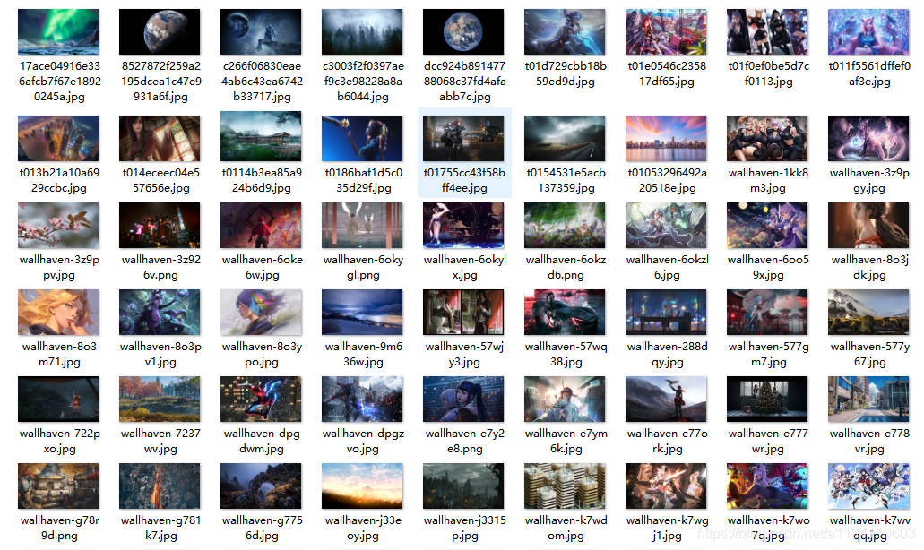 wallhaven.cc网站图片超清壁纸爬虫_python_FLYINGong-魔乐社区