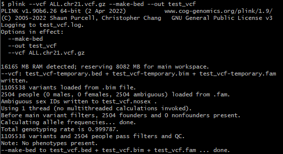 Plink常见命令 --bfile --freq--recode --make-bed_plink --freq-CSDN博客