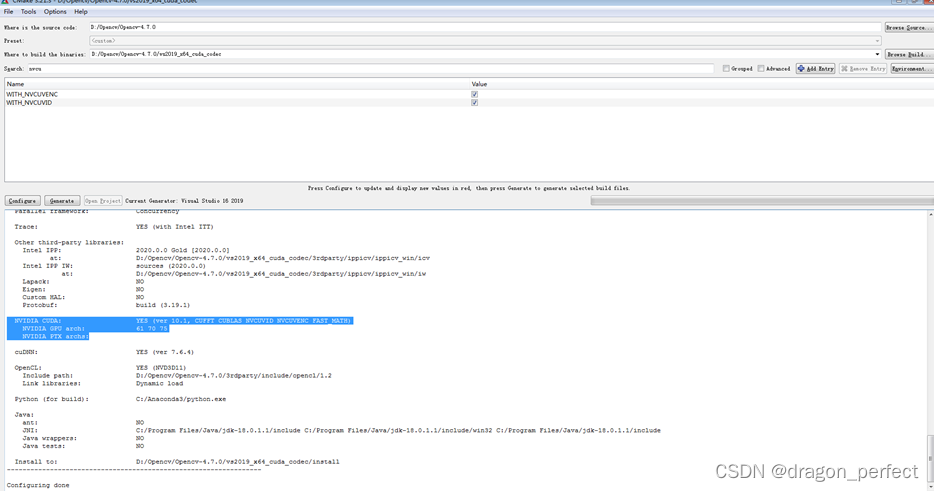 VS2019+OpenCV4.7.0+OpenCV_contrib4.7.0+CUDA安装+配置视频硬解码保姆级别教程-CSDN博客