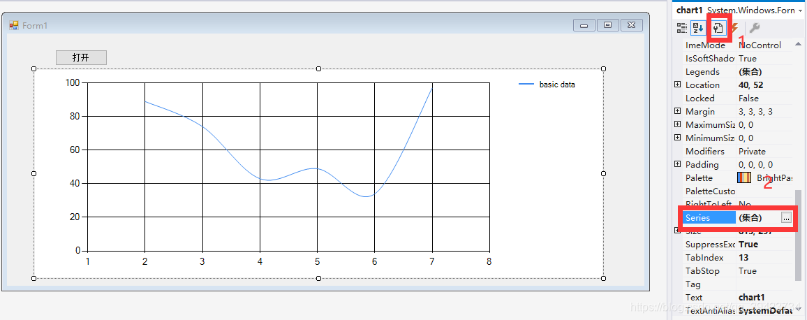C# chart控件通过修改属性，如何实现鼠标移动到Series图线上时显示节点及数据_c# chart series点数值显示-CSDN博客