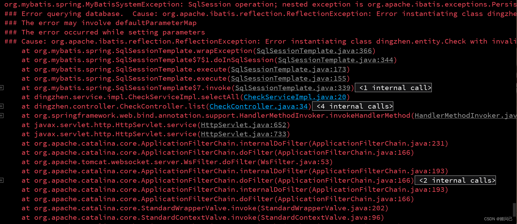 java.lang.NoSuchMethodException ＜init＞()_java.lang.nosuchmethodexception: com.nju.cloud.poj-CSDN博客