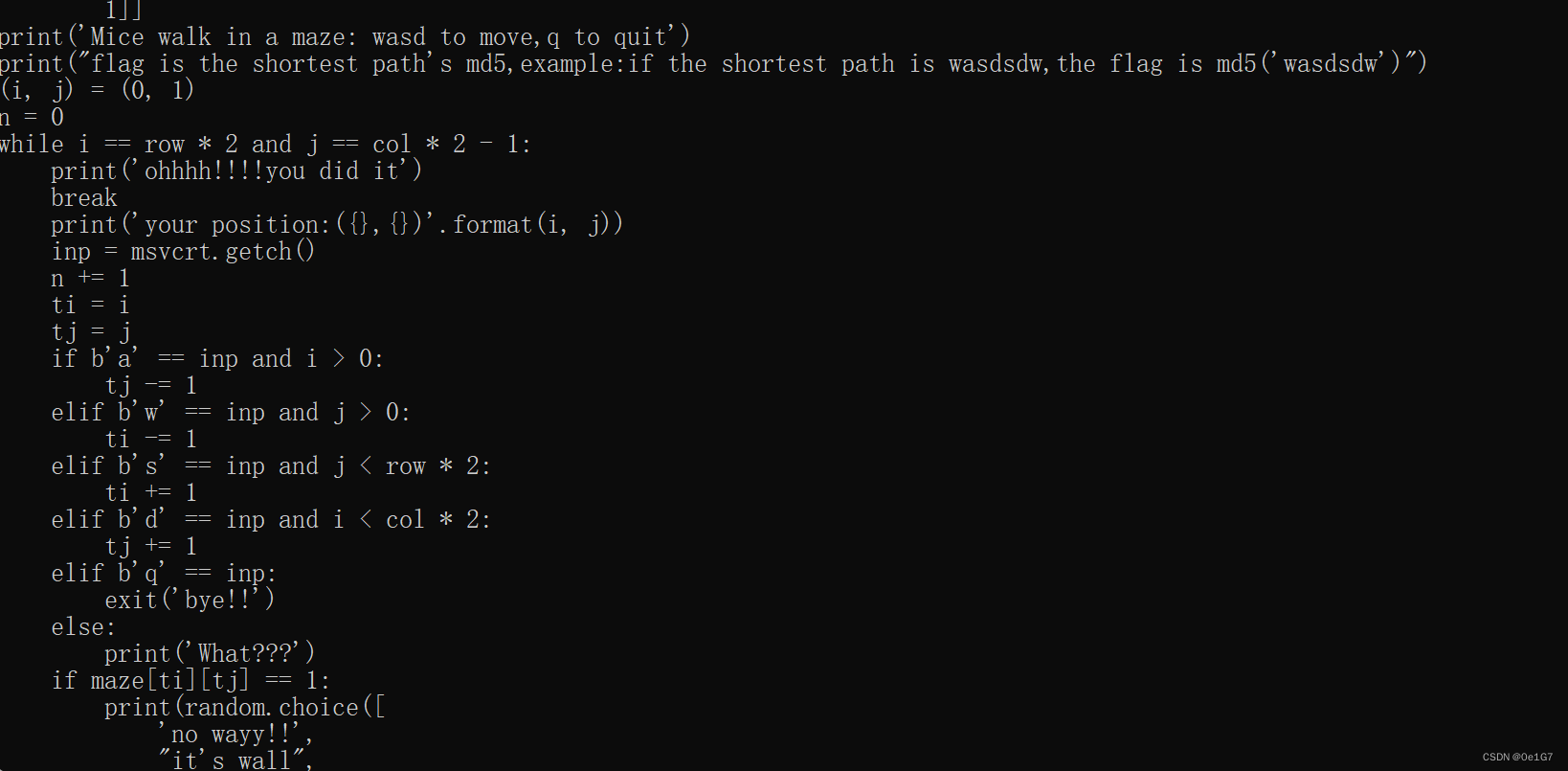 re-迷宫题学习_re ctf 迷宫-CSDN博客